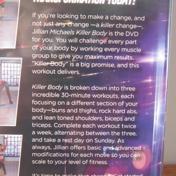 EM Productions, LLC | Other | New Jillian Michaels Killer Body Workout ...